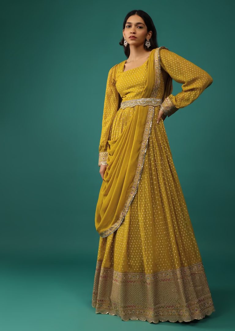 12 Amazing Haldi Outfit Ideas for Bride - KALKI Fashion Blog